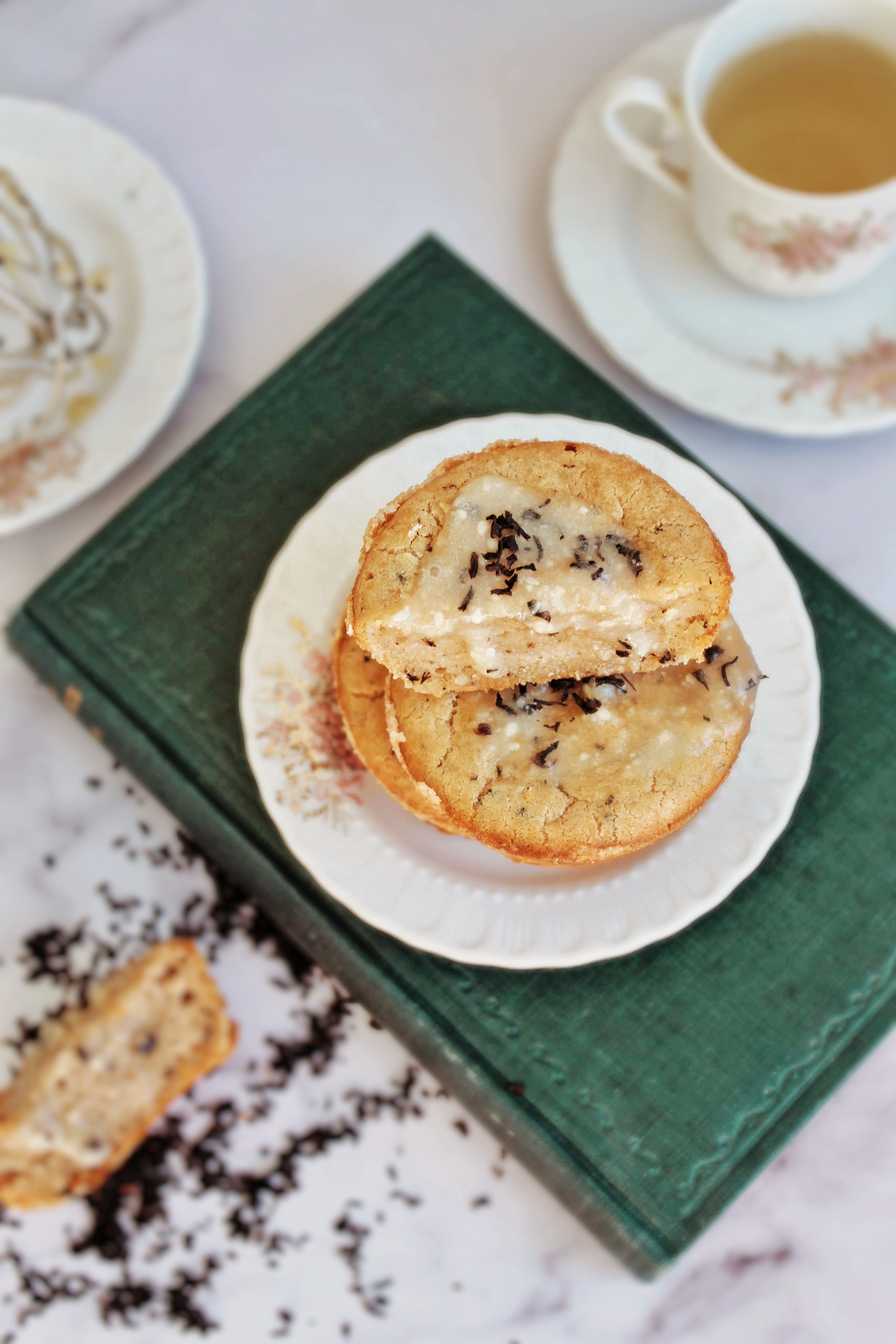 Earl Grey and White Sesame Mochi Cupcakes – Jen's Food Lab